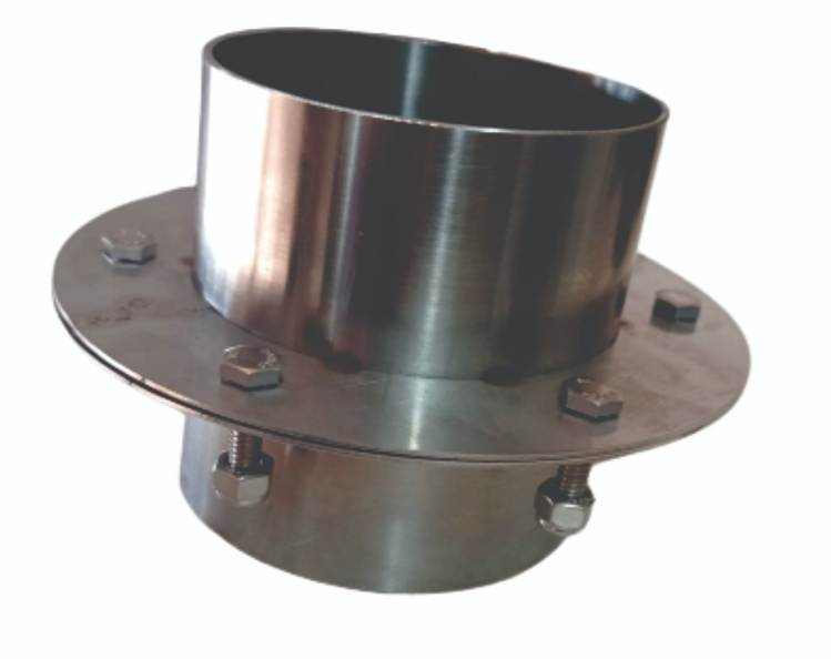 ROTOAQUA - Aquicultura com eficiência | Flange 100mm Inox 2 Vias